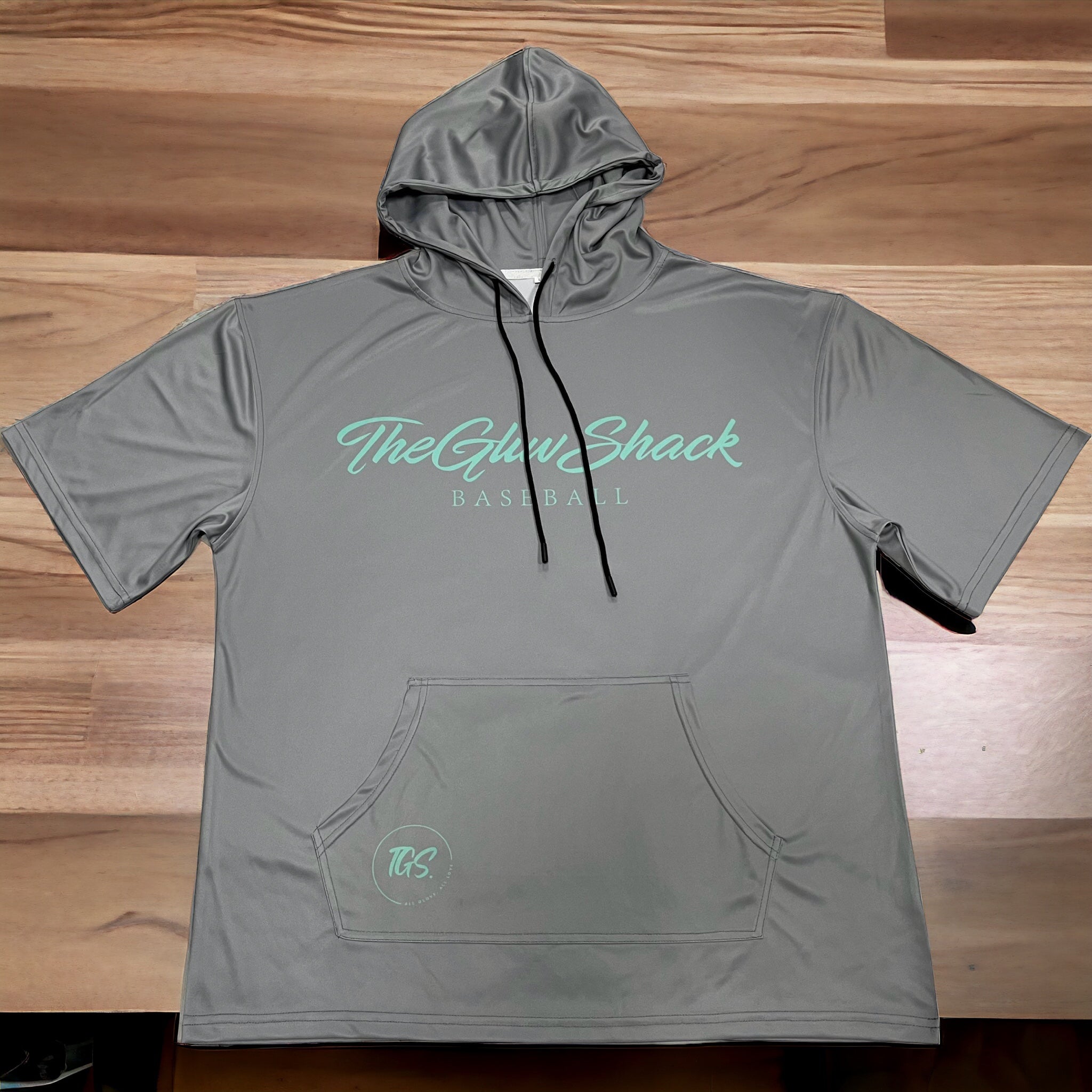 TGS - GRY/MNT| SS Thin Hoodie – The Gluv Shack